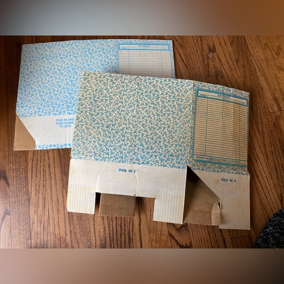Storage & Organization | Vintage Pattern Boxes | Poshmark